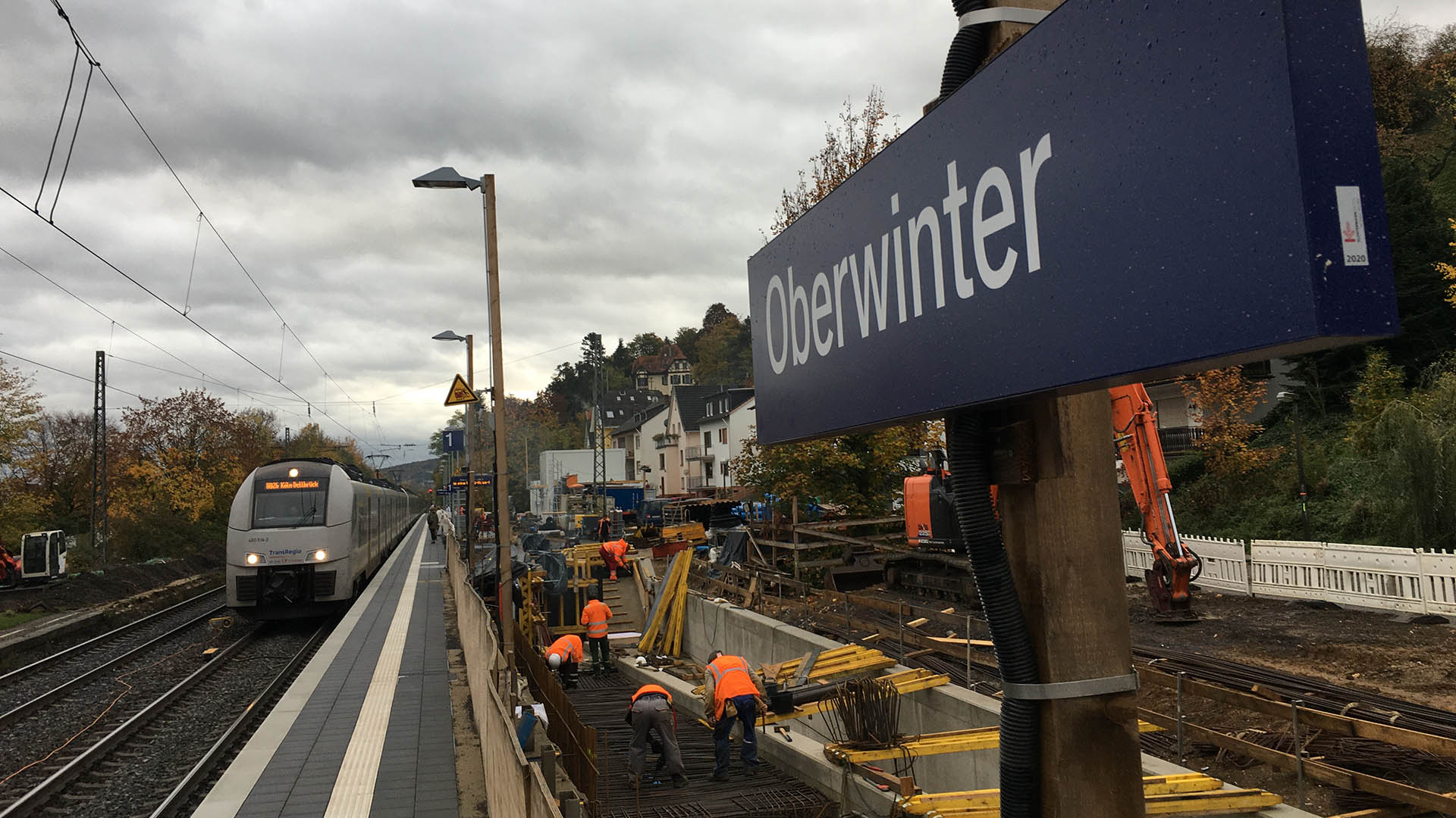 Oberwinter seit heute wieder an den Expressverkehr angeschlossen