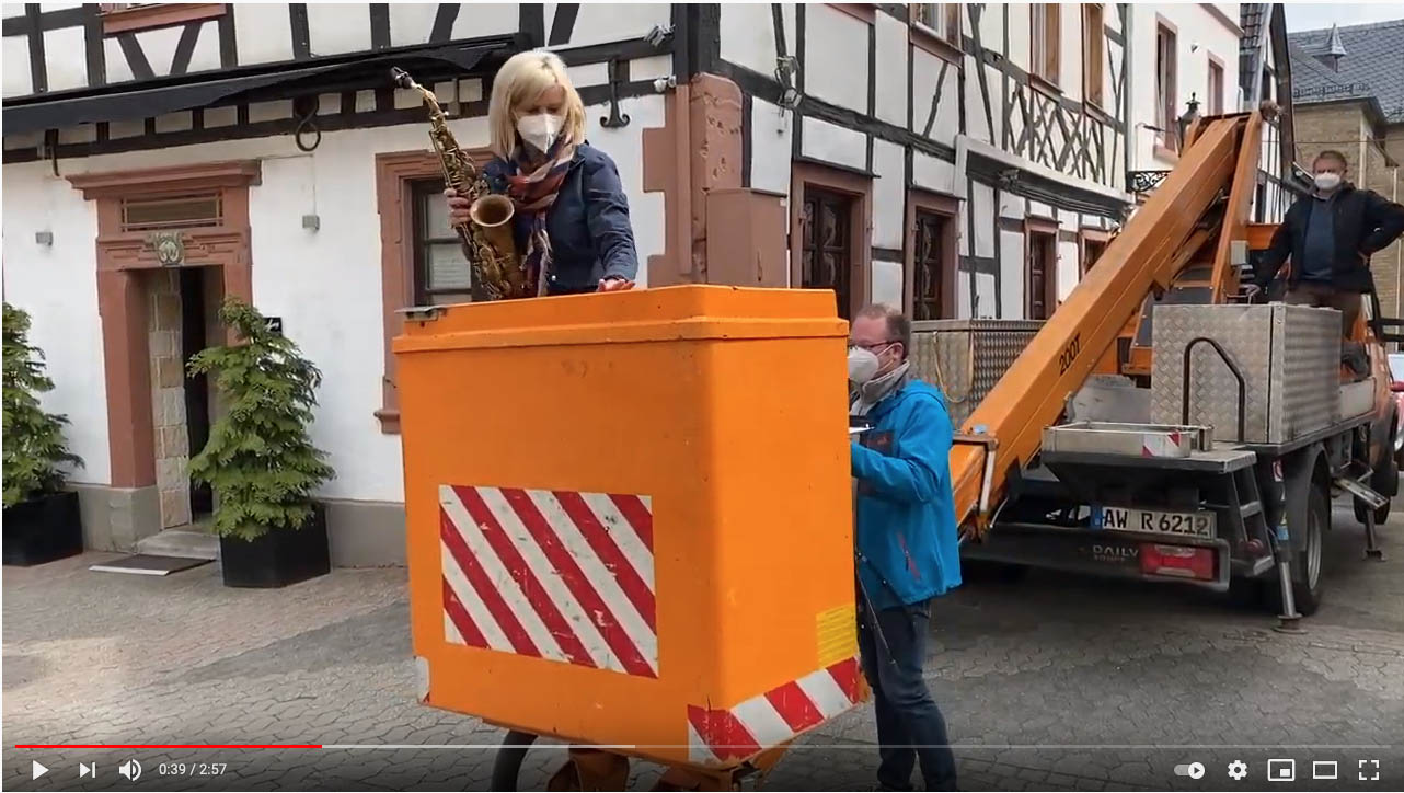 1. Mai in Oberwinter: Konzert in luftiger Höhe